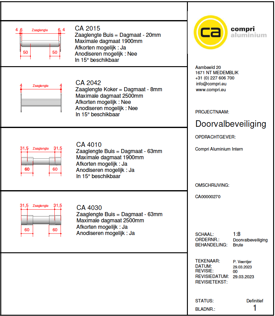 Compri Aluminium - Aluminium voor dak, gevel en solar