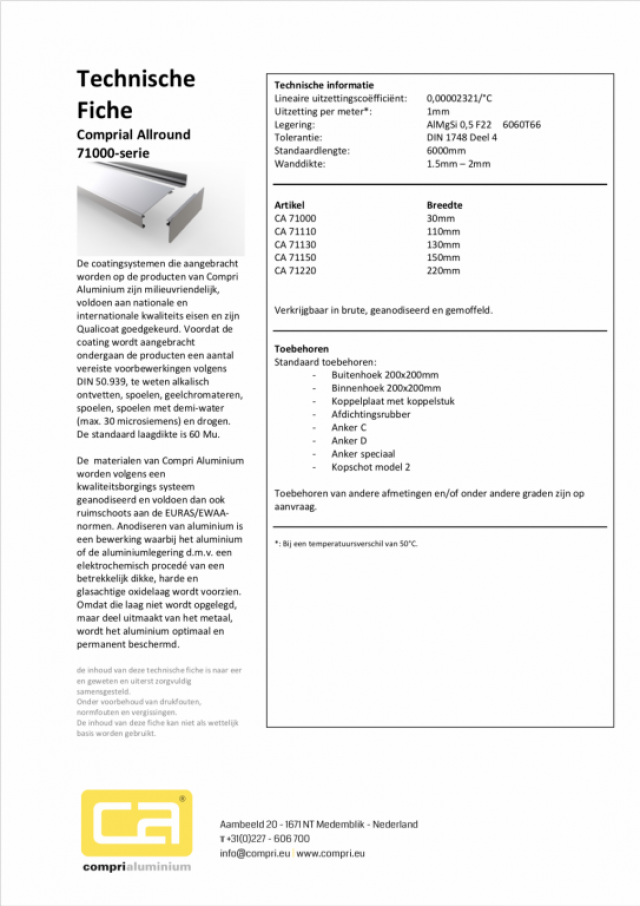 Compri Aluminium Medemblik